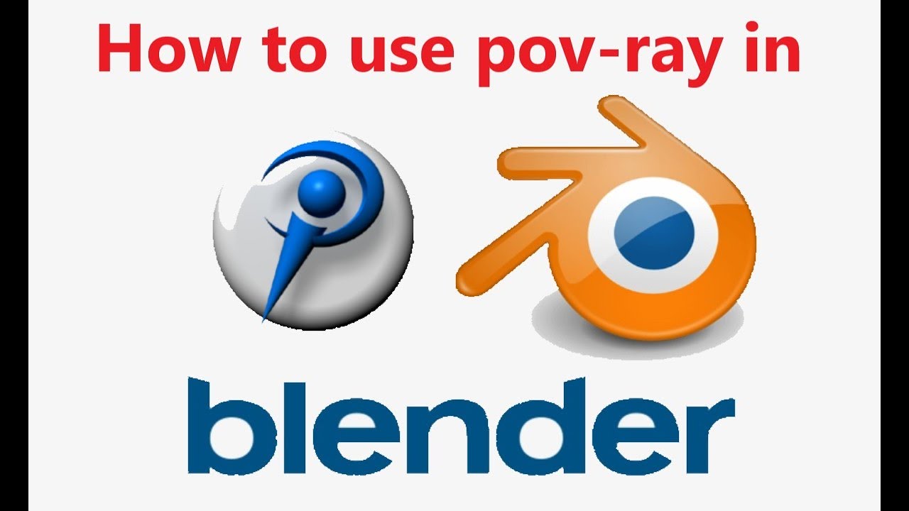 How to Use POV-RAY (POV@ble) in Blender