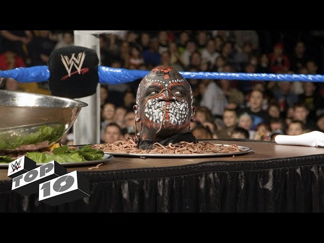 Wwe Boogeyman Spiser Ormer The Boogeyman Stuffs Worms In Nunzio's