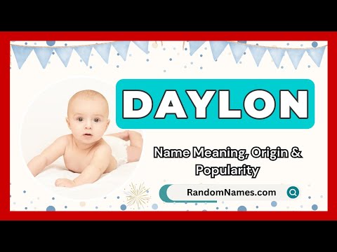 Daylon - Baby Boy Name Meaning, Origin & Popularity - RandomNames.com