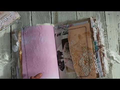SOLD Feminine Shabbychic Chic Junk Journal