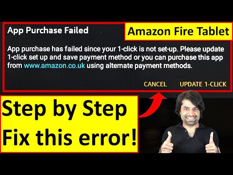 App Purchase Failed Amazon Fire Tablet