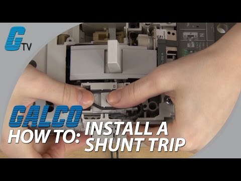 Installing a Shunt Trip in ABB TMAX Enclosed Circuit Breaker