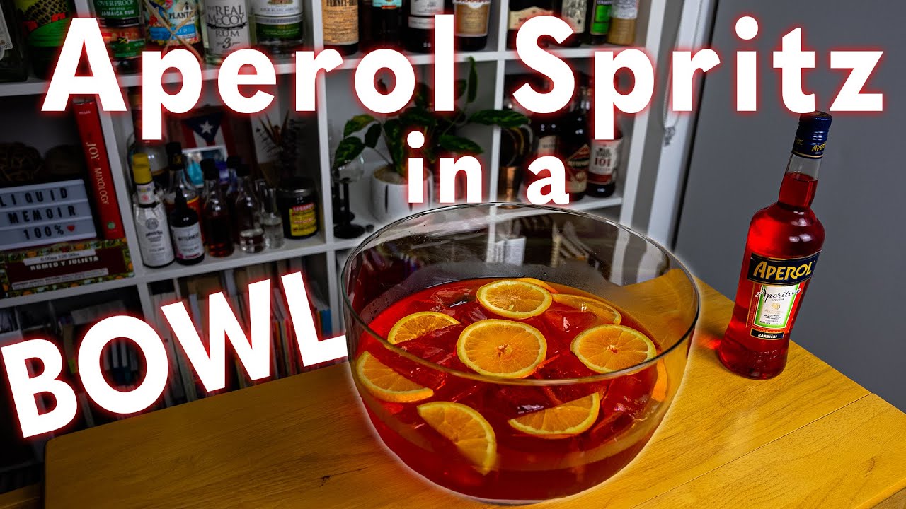 Make this for your next house Party | Aperol Spritz
