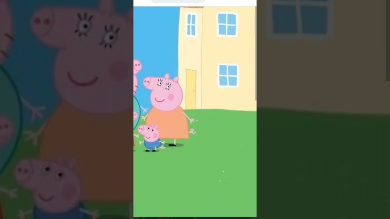 peppa pig house wallpaper