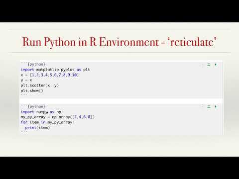 How to run python in R using reticulate