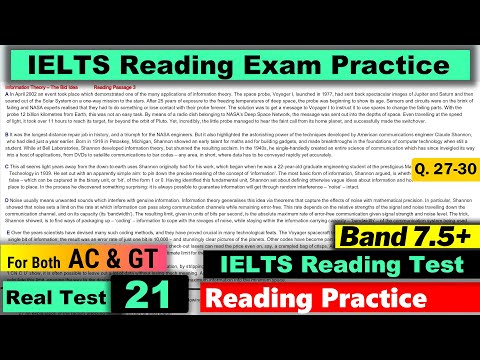 ielts reading | ielts reading practice test | Test~21