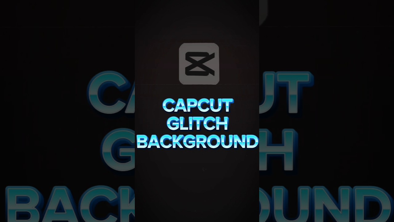 CapCut Glitch Background Made EASY  | #shorts #capcut