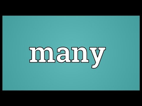 Many Meaning