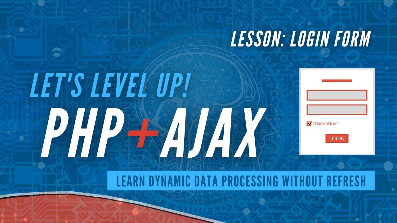 Login Form || Dynamic Data Processing || PHP and Ajax Tutorial