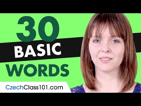 30 Beginner Czech Words (Useful Vocabulary)
