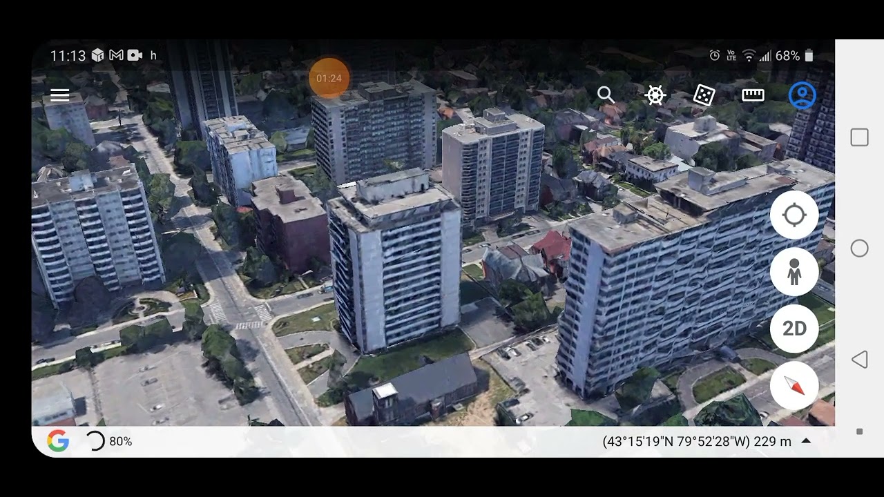 City of Hamilton / Canada city / Google Earth 3D maps