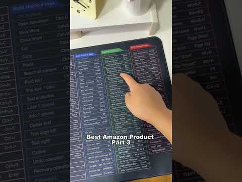 The Best Excel Cheat Sheet Mouse Pad – 150+ Shortcut 🔗Link in bio