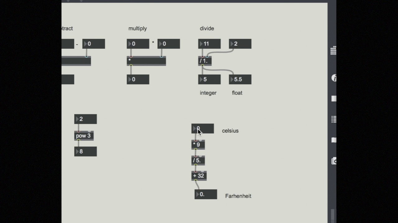 Math in Max 7 - Example