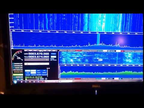 Yaesu FT-450 + panadapter + HDSDR