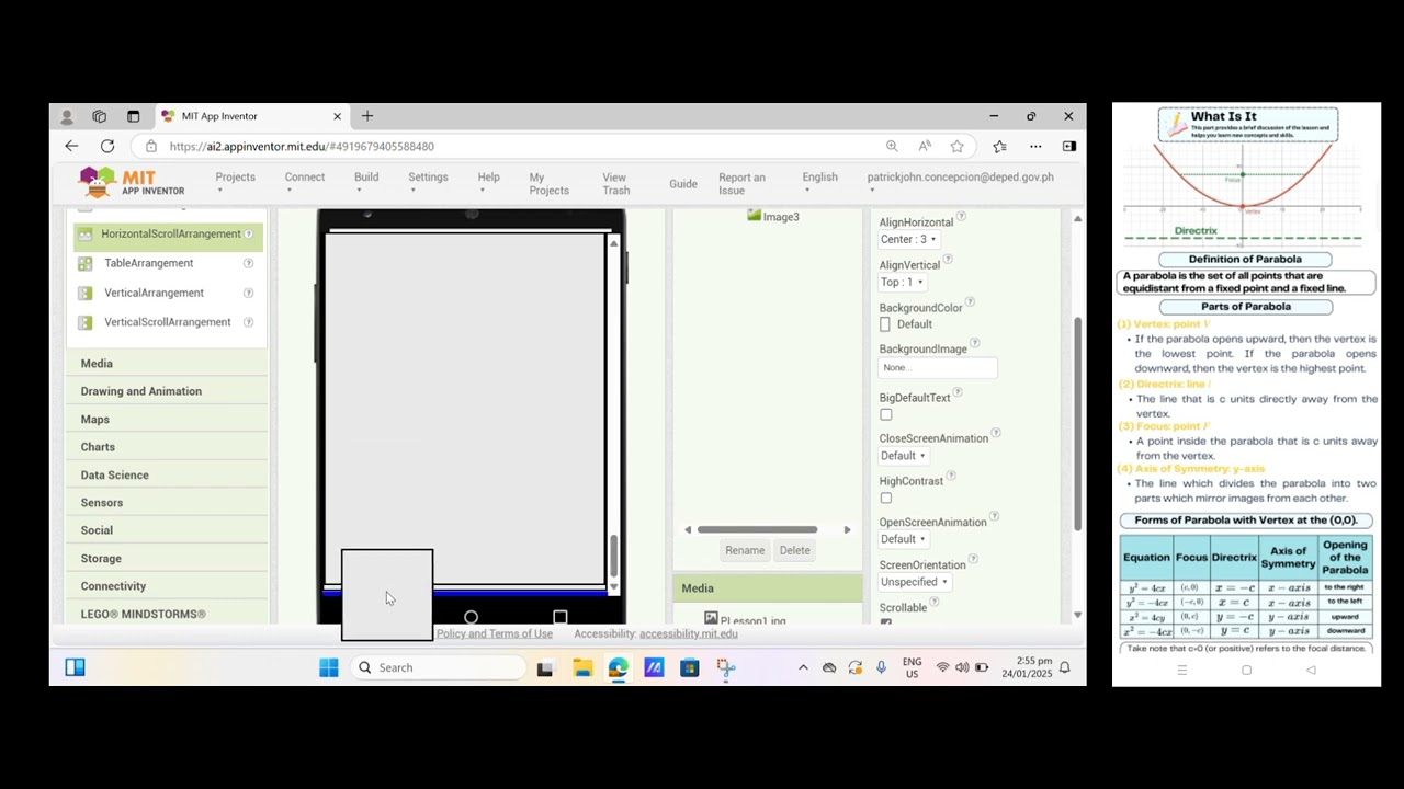 This is how to use Vertical Scroll Arrangement and Horizontal Scroll Arrangement