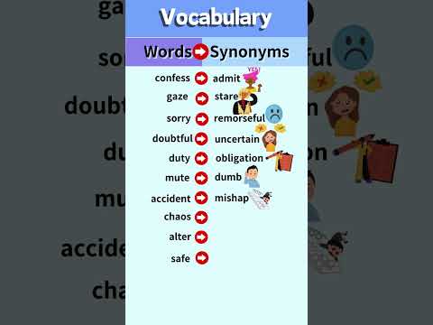 Alternate Words 39 l Synonyms l Like, comment and share the video