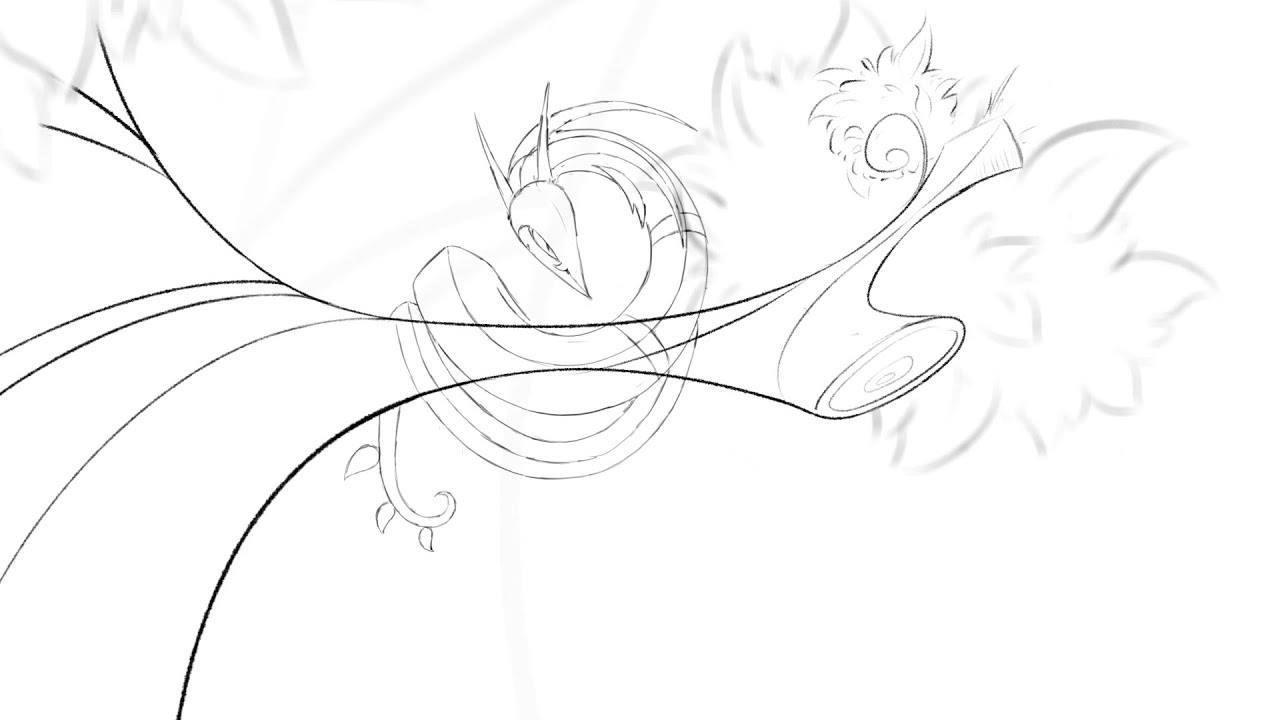 Serperior - Pokémon - Hand Drawn Animation