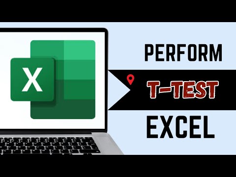 How To Perform T Tests In Microsoft Excel