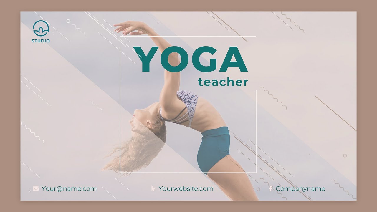 Yoga Instructor PowerPoint Presentation Template