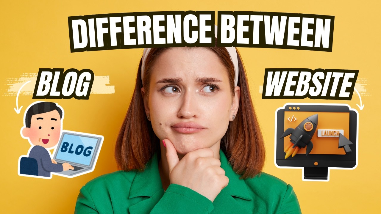 Difference Between Blog And Website |  BLOG VS WEBSITE