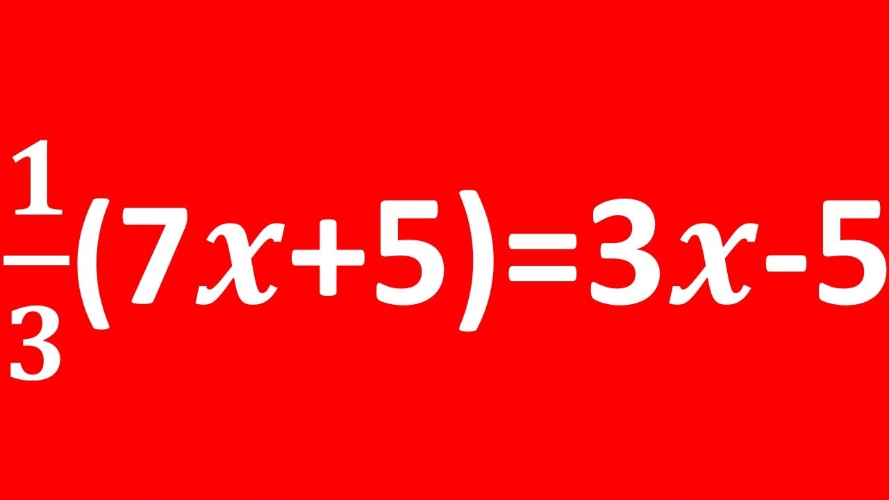 Solving a multi step equation with fractions and variable on both sides | Multi-step equations