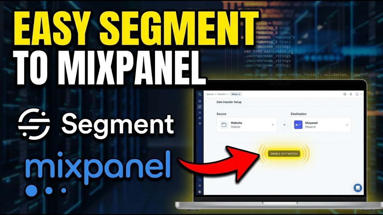 How to transfer event data with Segment to Mixpanel - Easy Tutorial