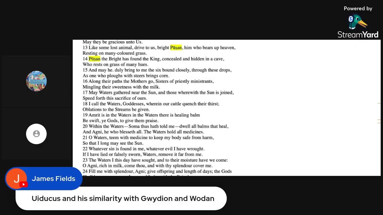 The Pushan Type God (Deity Chart Mythstreams)