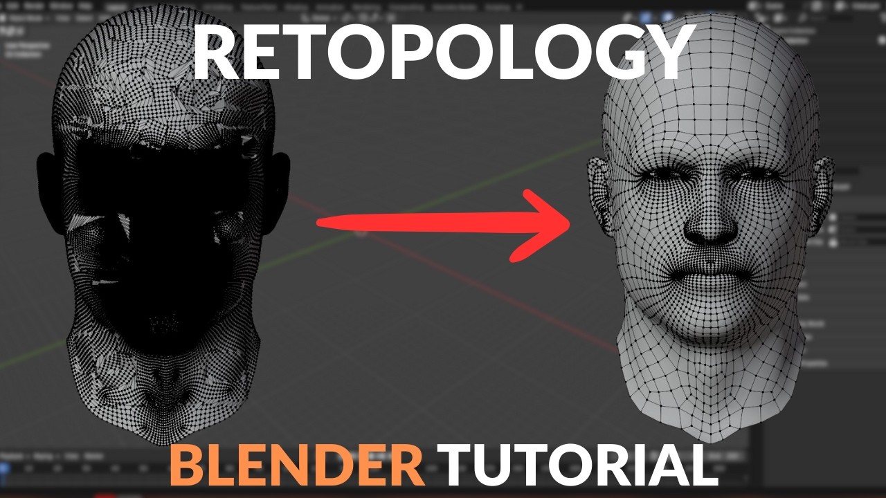 Blender Retopology in 25 Seconds (Beginner Guide)