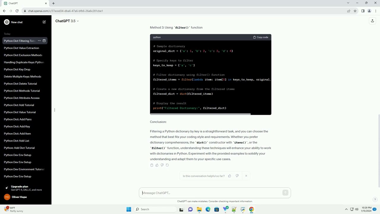 python dict filter by key