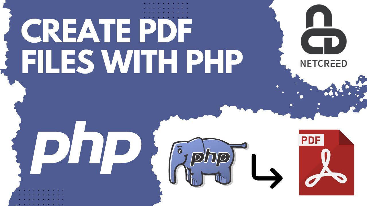 Create pdf files from scratch with PHP & TCPDF