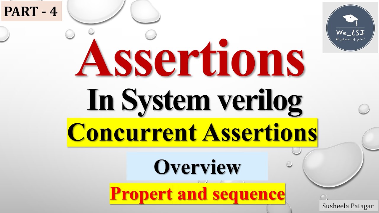 Concurrent assertion | property | sequence | PART - 4 |#systemverilog #vlsi #verification #learning