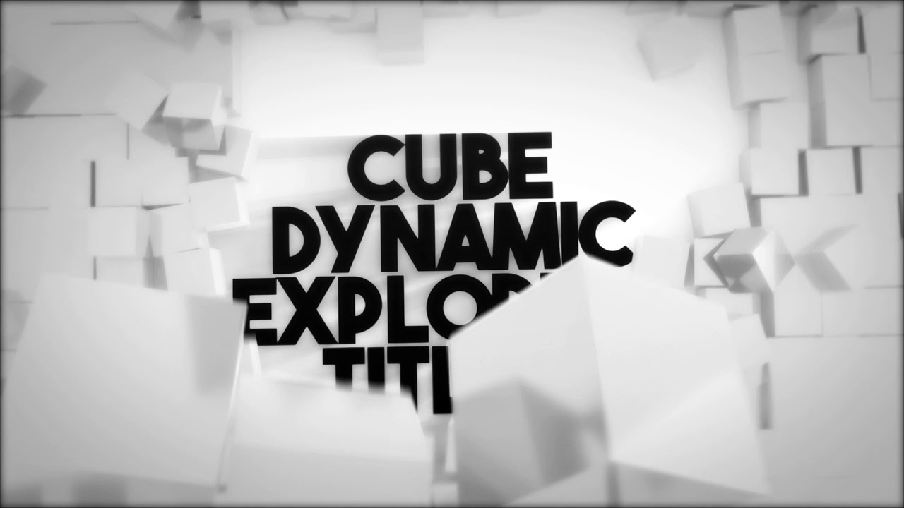 Dynamic Exploding Cube Titles