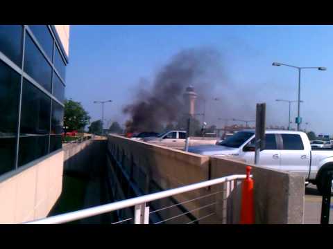 Kc international airport out de parking lot