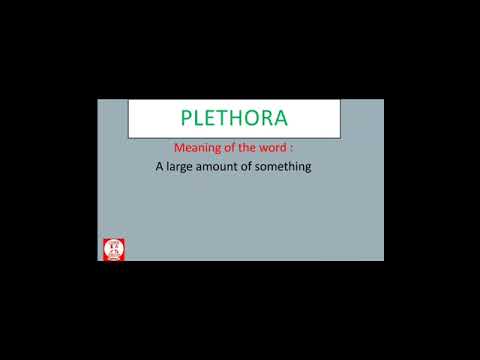 Vocabulary for IELTS: Plethora