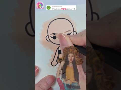 BABYMONSTER Chiquita Tocaboca Drawing #shorts #paperdiy