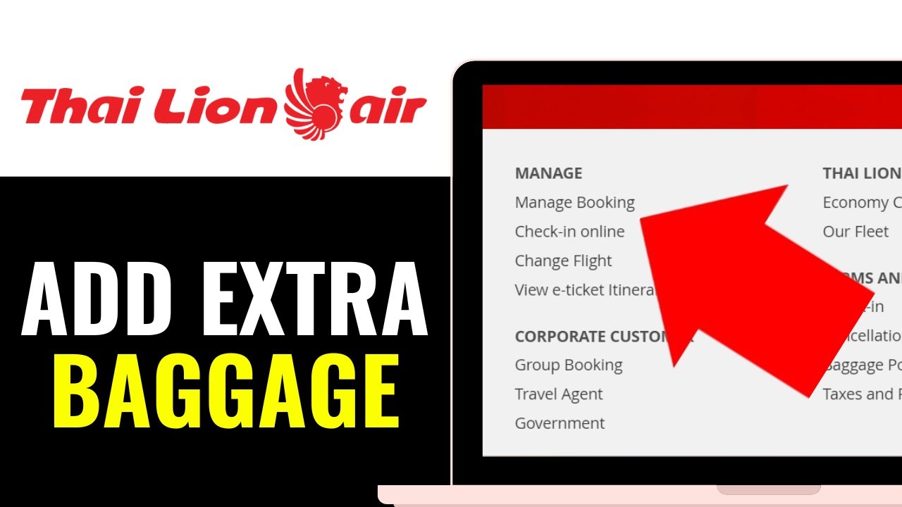 How To Add Extra Baggage in Thai Lion Air 2026 (SUPERB EASY!!!)