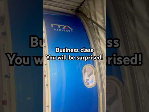 ITA airways new Business class on A321 neo #itaairways #planes #aviation