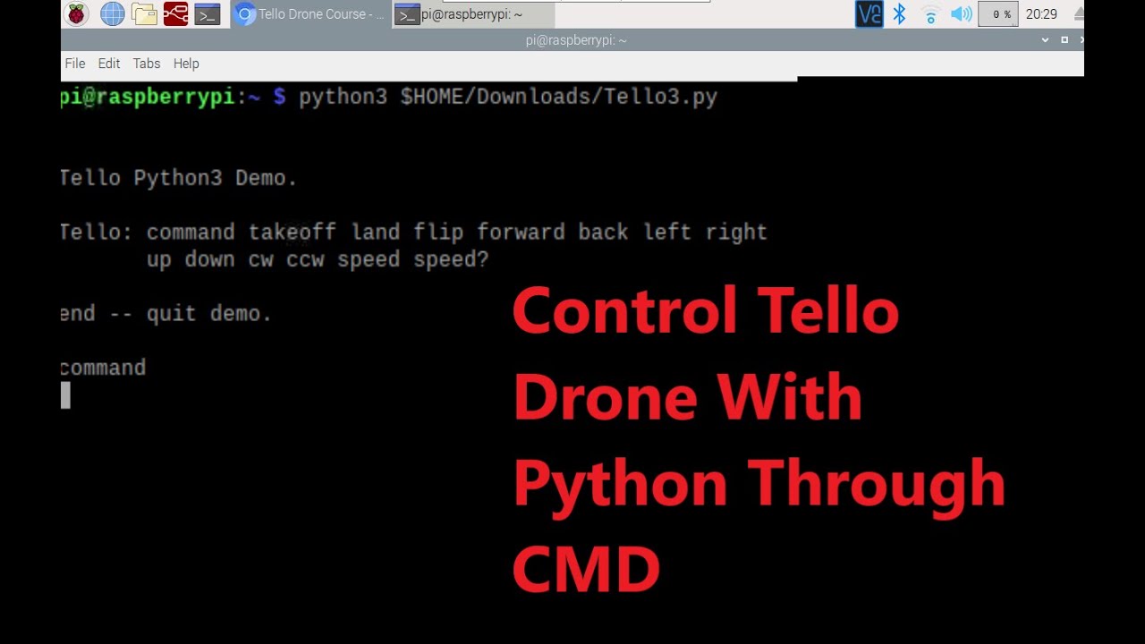 Control Tello Drone With Python