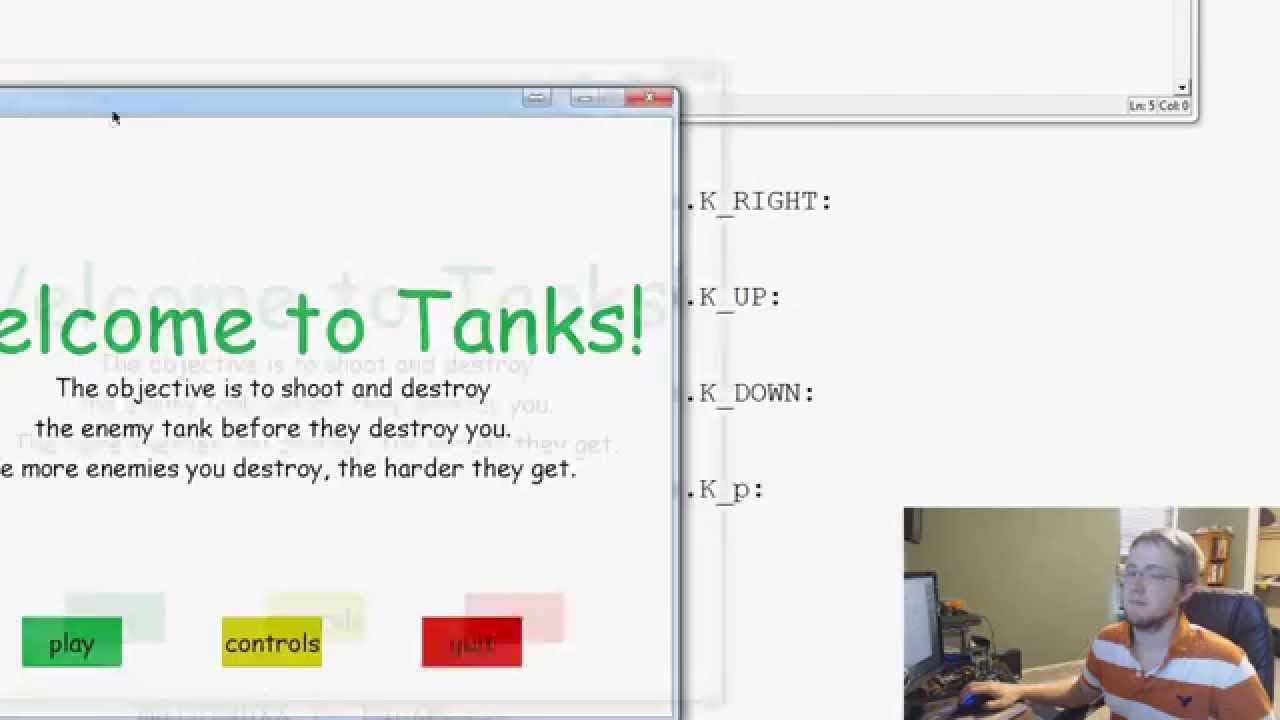 Pygame (Python Game Development) Tutorial - 56 - Moving Tank Part 1