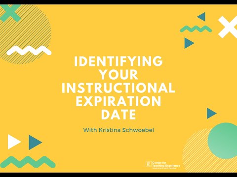 Identifying Your Instructional Expiration Date