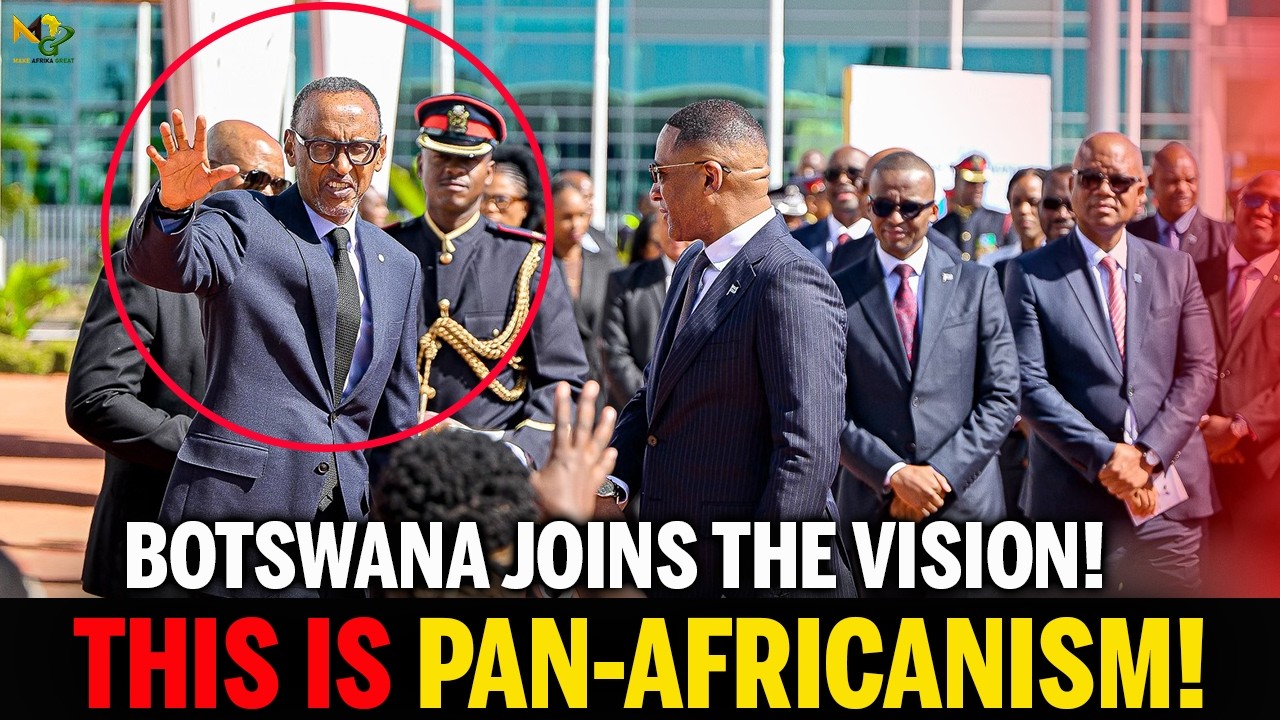 Breaking: Kagame Arrive in Gaborone:  BOTSWANA JOINS THE VISION