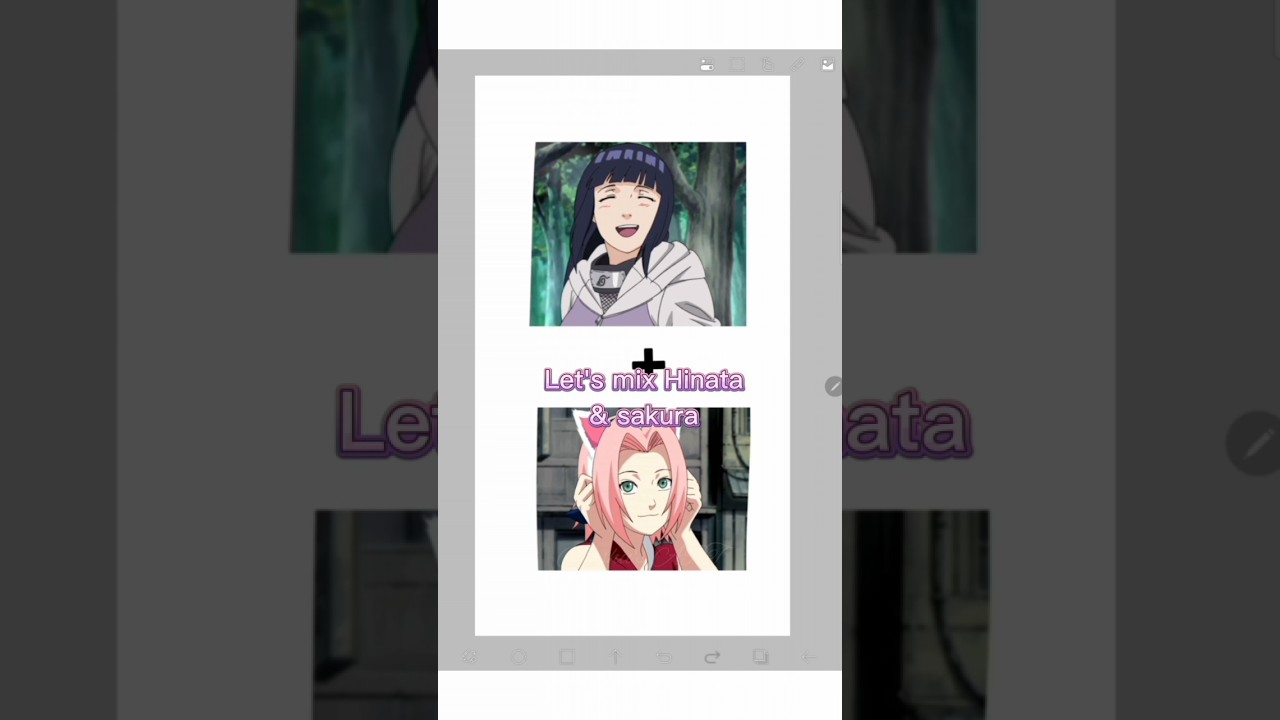 Hinata X Sakura #naruto #anime #animeart #digitalart #ibidpaintx #drawing #art #trending  #shorts