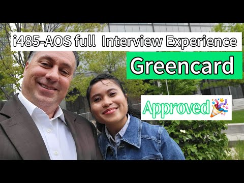 APPROVED🎉! I-485 Adjustment of Status Interview 2025 | Full Experience + Tips!" Question Ask