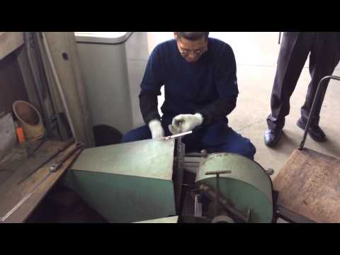 Sukenari knife making demo