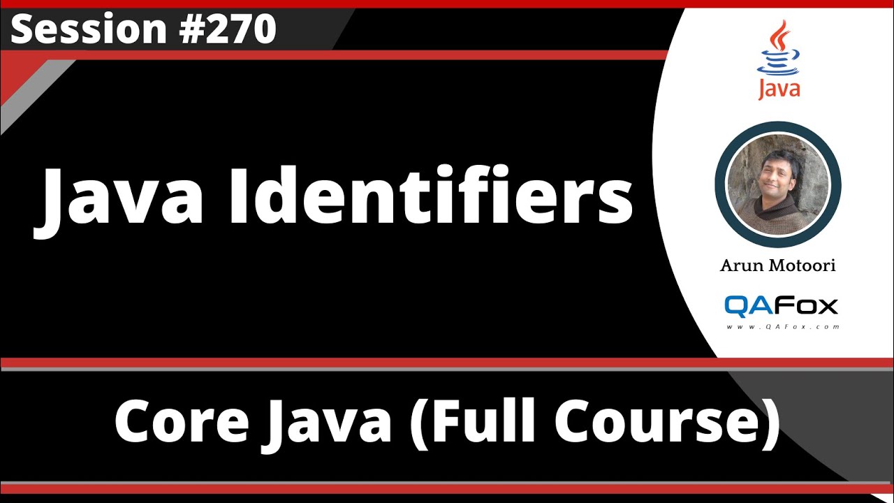 Java - Part 270 - Java Identifiers
