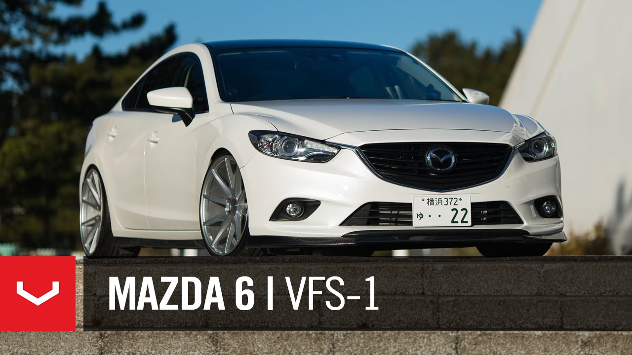 Mazda6 Gets Custom Vossen Wheels and Carbon Fiber Trim - autoevolution