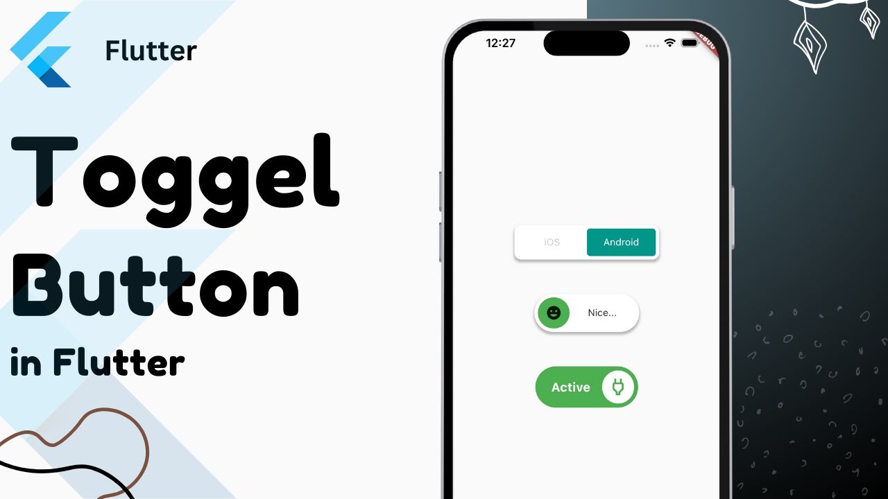#1 Flutter ToggleButtons Widget | Animated ToggleButtons
