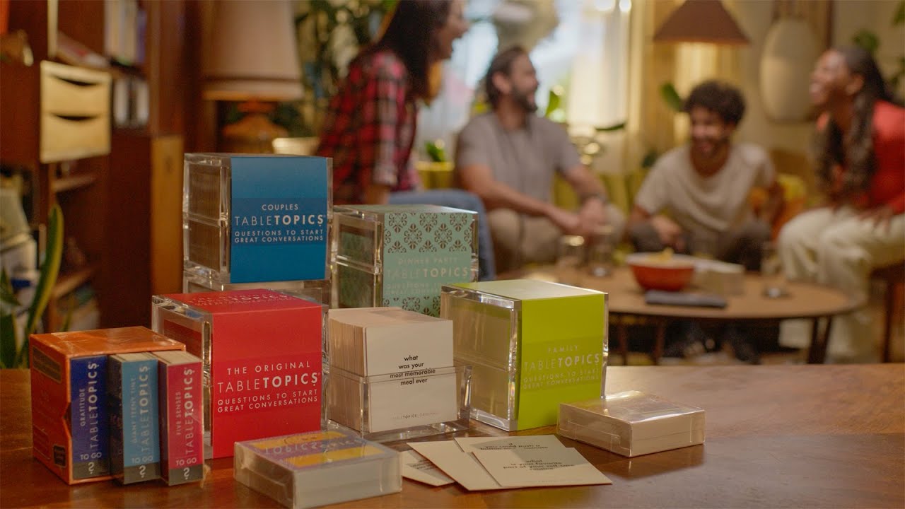 Connect More with Friends, Family, and Your Partner Using TableTopics® Conversation Cards