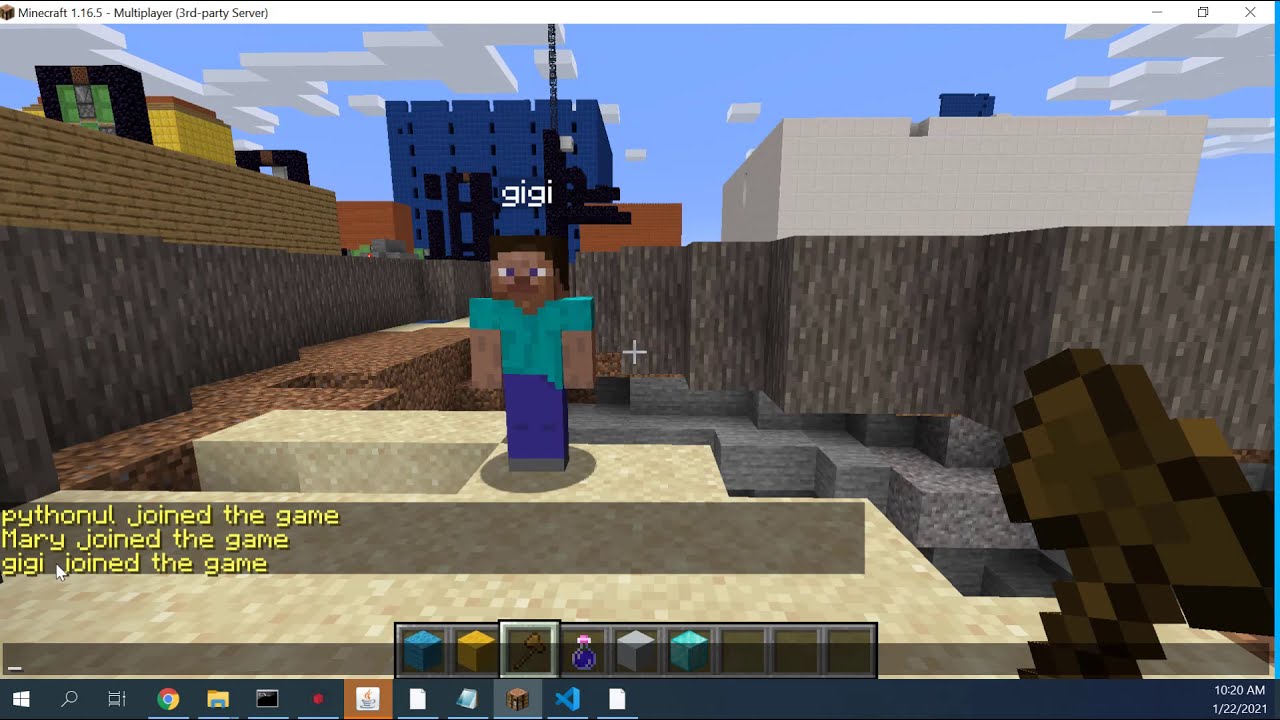 Minecraft Coding : Bot Creation