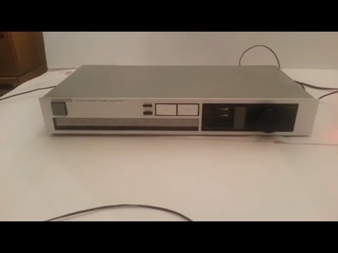 Kenwood KT-31 AM FM Stereo Radio Tuner w/ antenna Tested Ebay Showcase Sold!